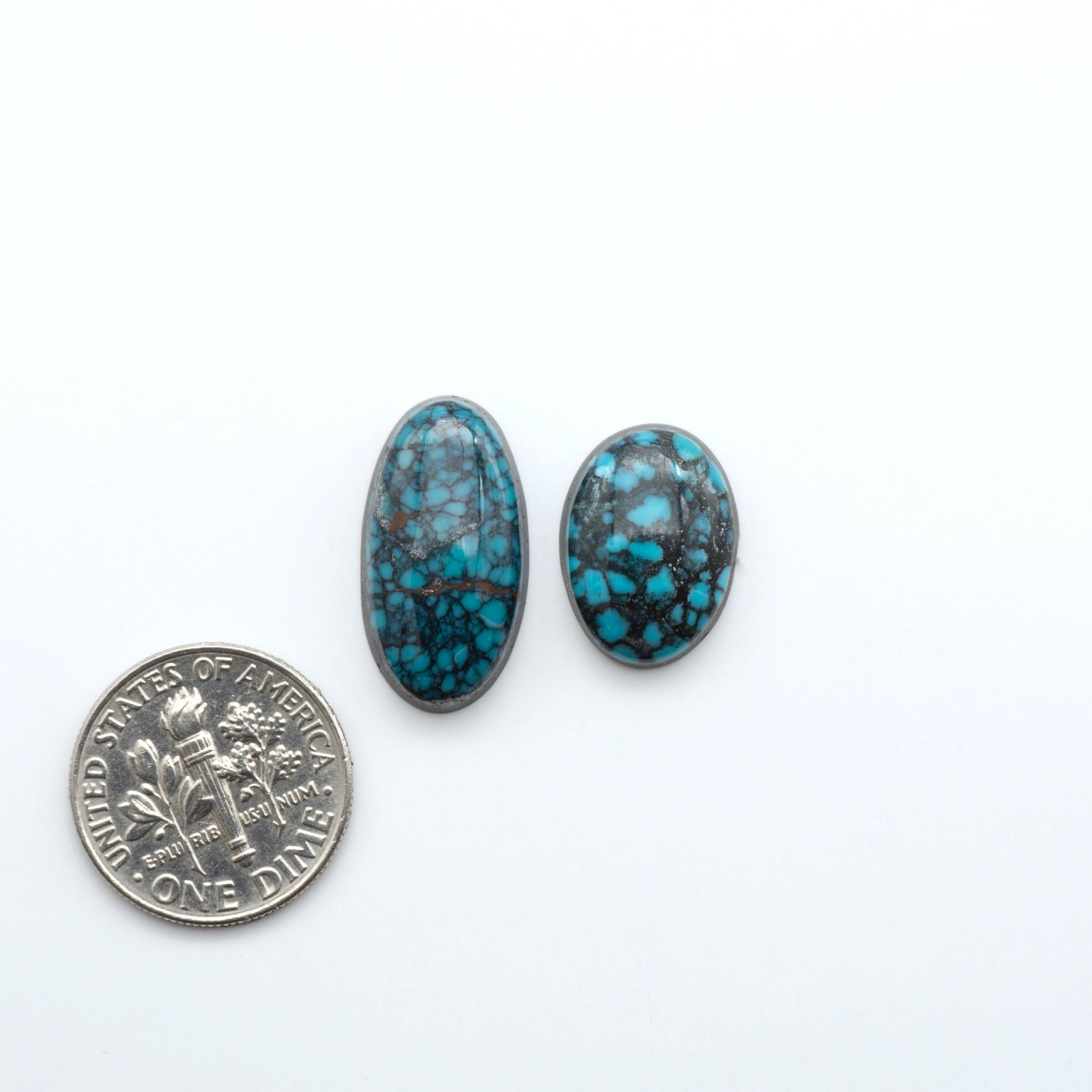 Hubei Cloud Mountain Turquoise Cabochons – Cutting Edge Turquoise