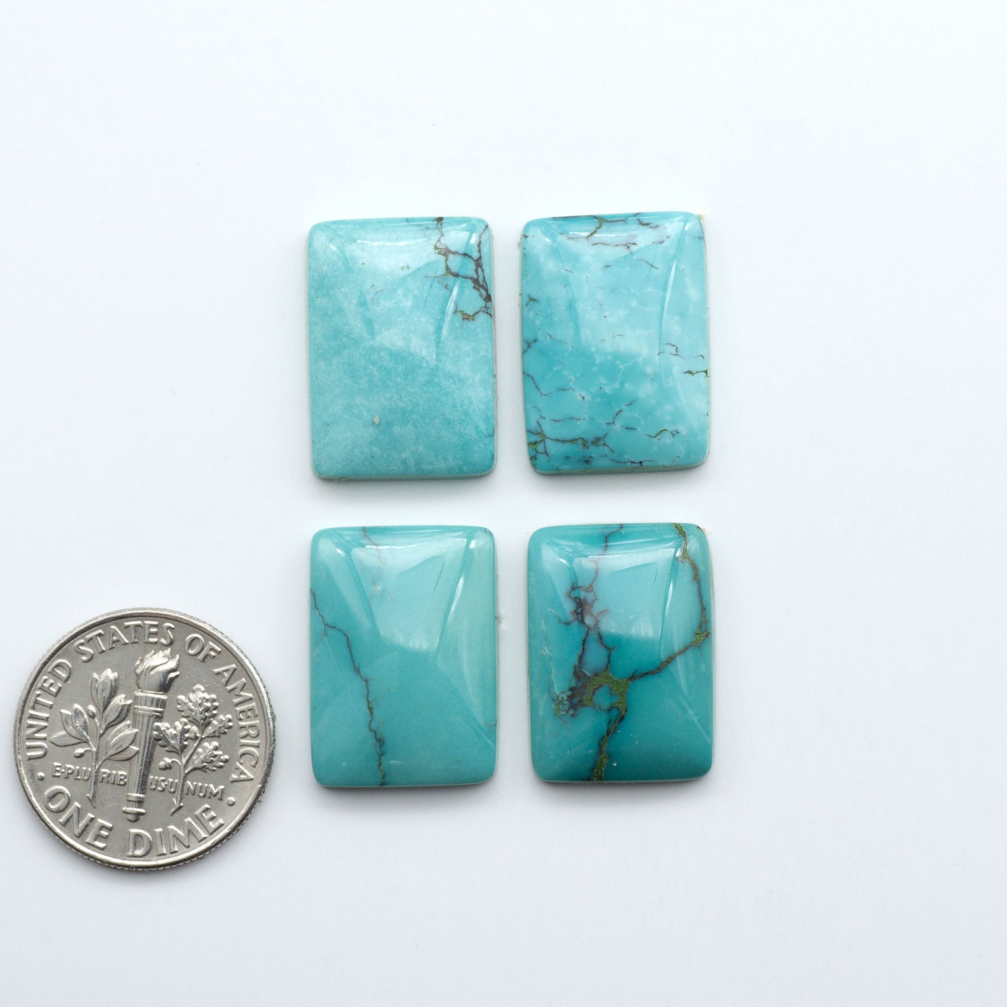 Hubei Cloud Mountain Turquoise Cabochons – Cutting Edge Turquoise